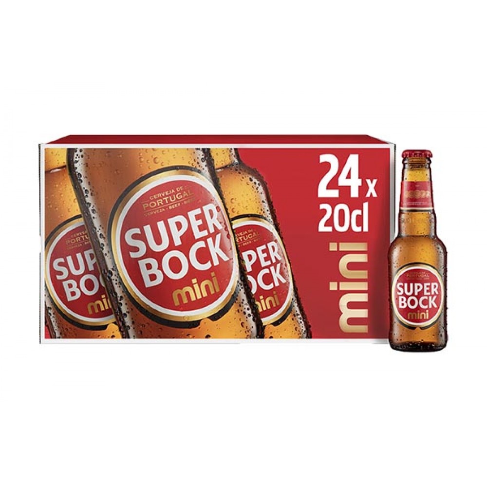 SUPER BOCK Cerveja 20Cl C